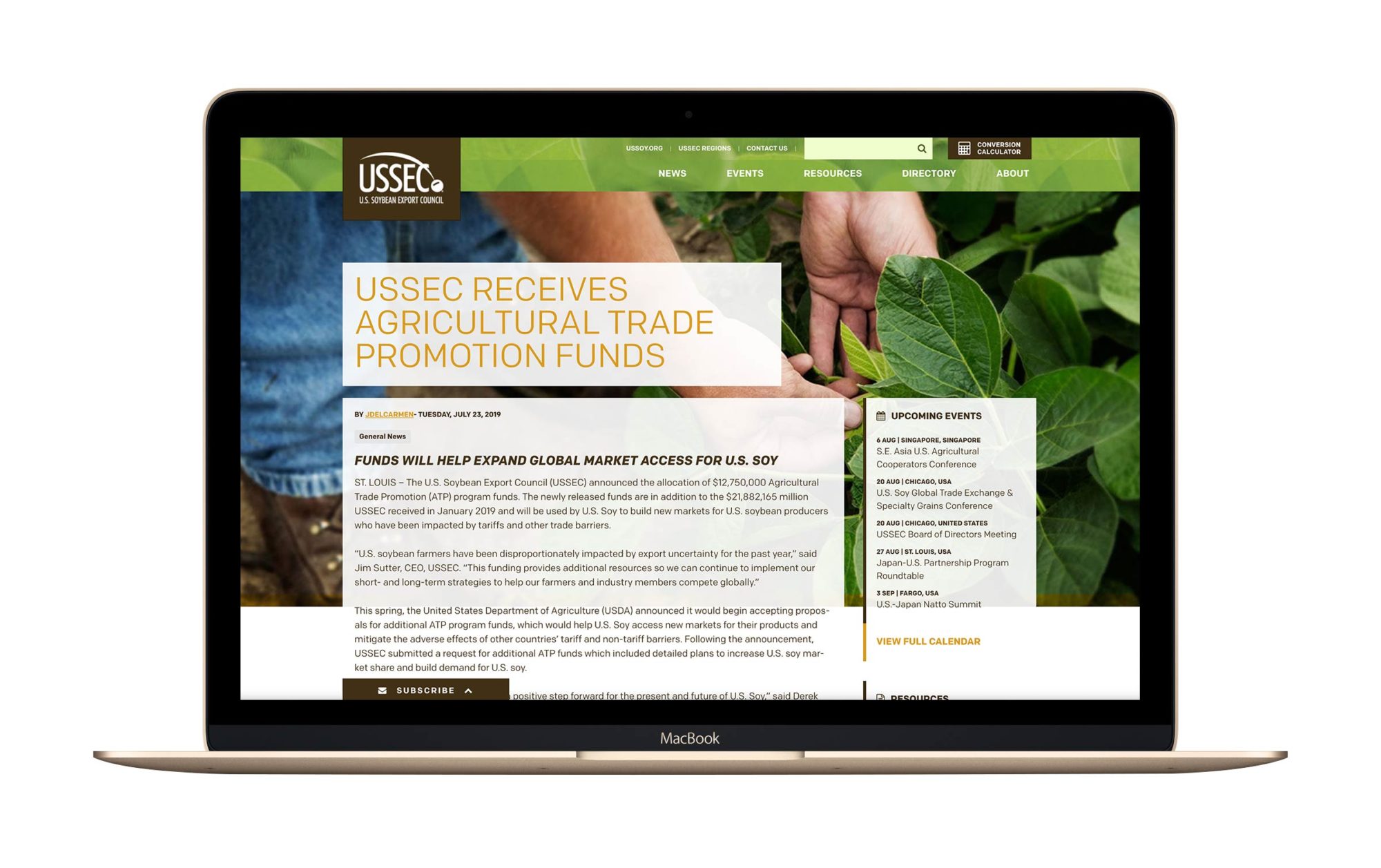 U.S. Soybean Export Council (USSEC) - Bigwidesky